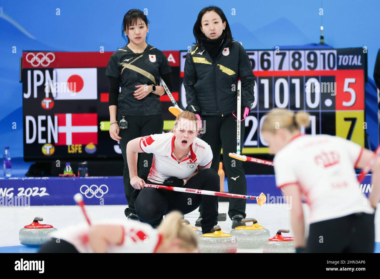 Beijing, China. 12th Feb, 2022. (Top L-R) Chinami Yoshida, Satsuki ...