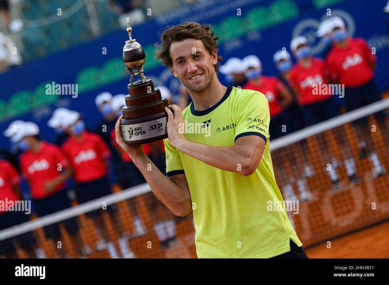 Buenos Aires, Argentina. 13th Feb, 2022. Casper Ruud of Norway ...