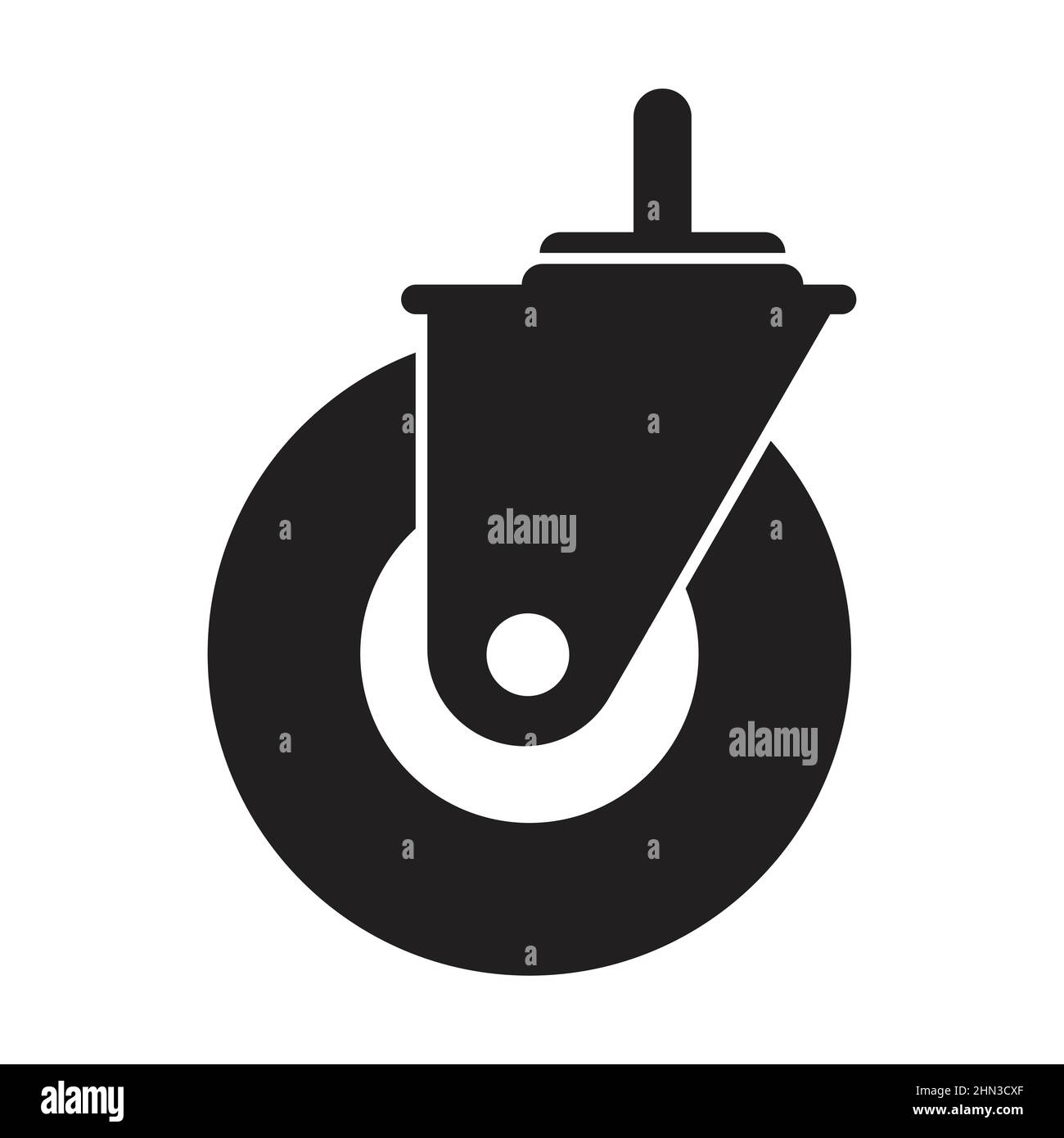 Caster wheel icon vector for graphic design, logo, website, social ...