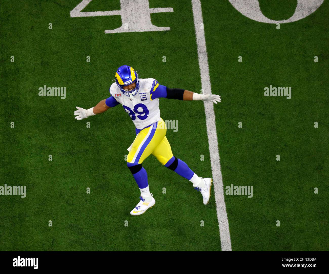 Los Angeles, California, USA. 13th Feb, 2022. Los Angeles Rams ...