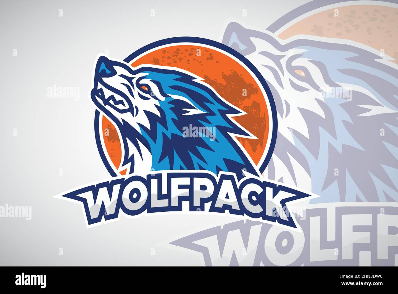 Wolf Pack Logo Design