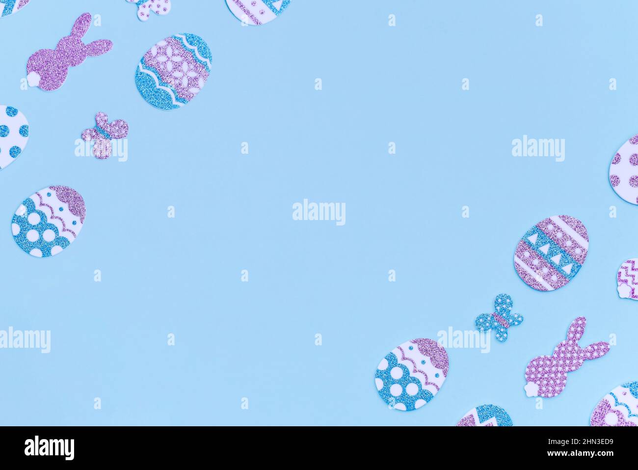 Corner border easter egg hi-res stock photography and images - Alamy
