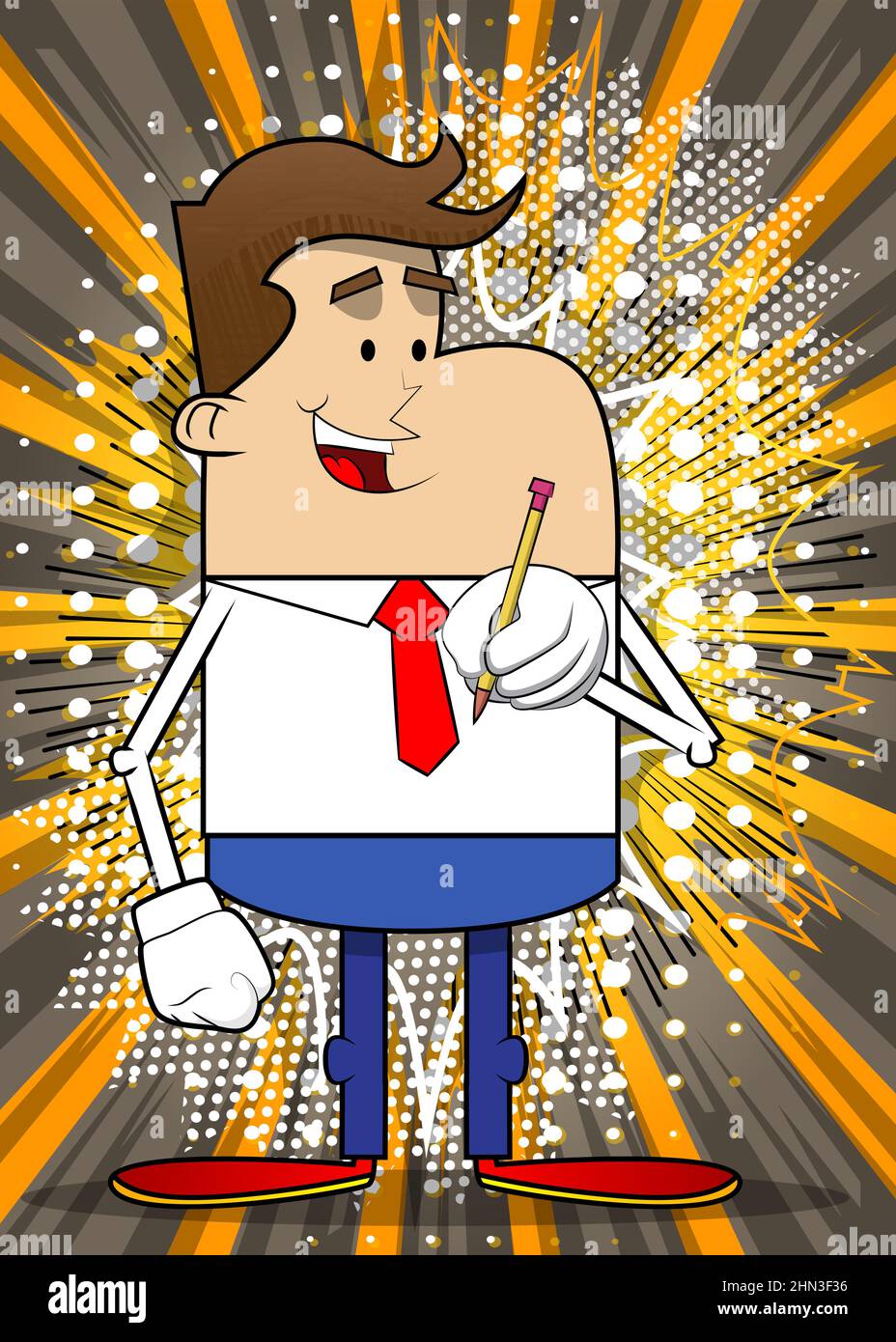 School shirt tie Stock Vector Images - Alamy