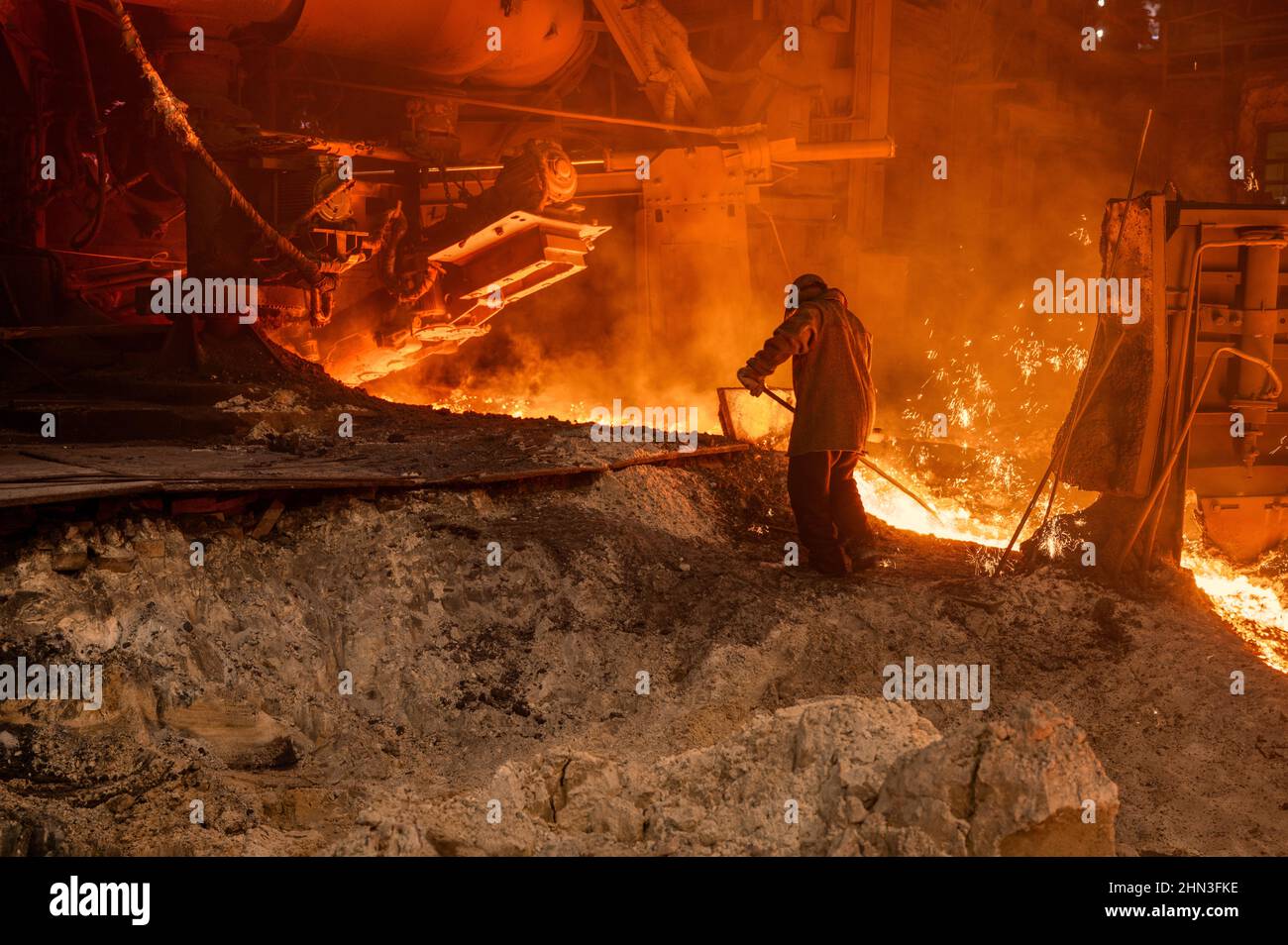Modern blast furnace hi-res stock photography and images - Alamy