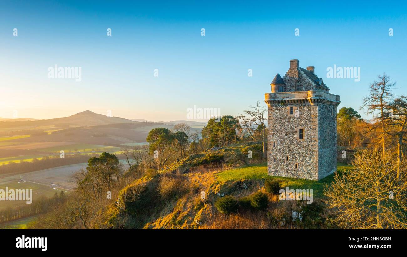 Bedrule castle hi-res stock photography and images - Alamy