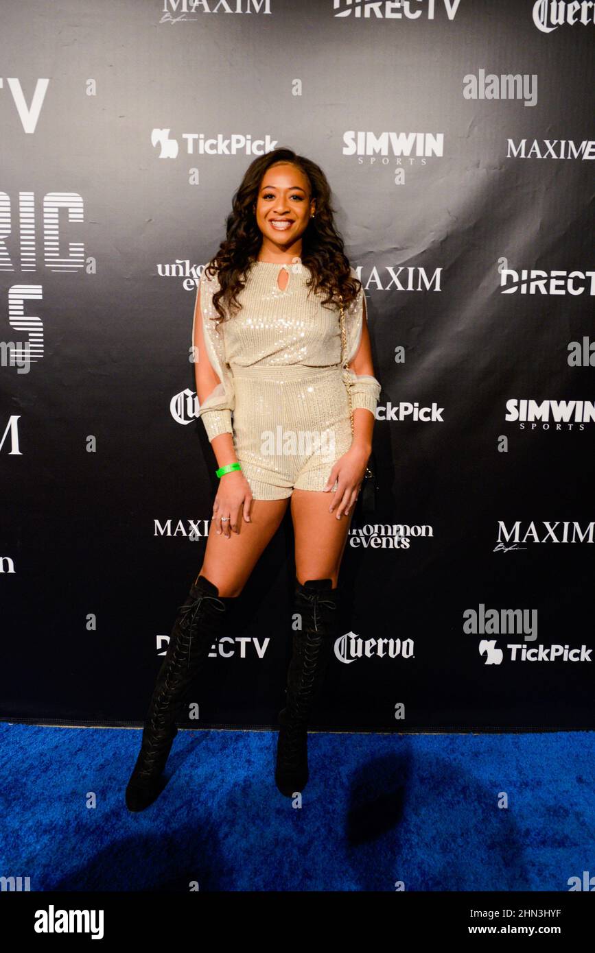 Dawn attends the DIRECTV Presents Maxim Electric Nights at City Market ...