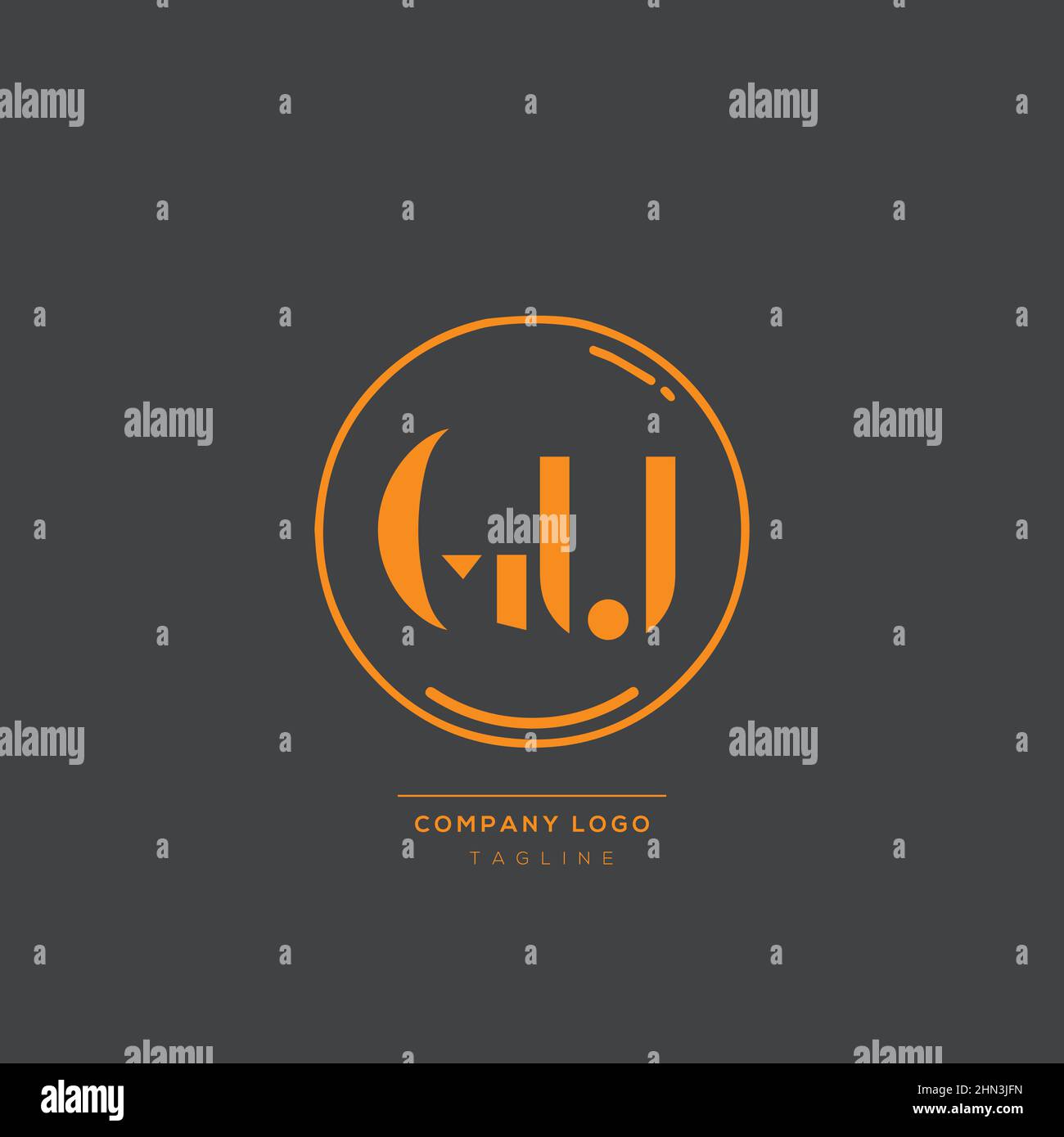 Luxury modern GU Letter Business Logo Design Alphabet Icon Vector ...