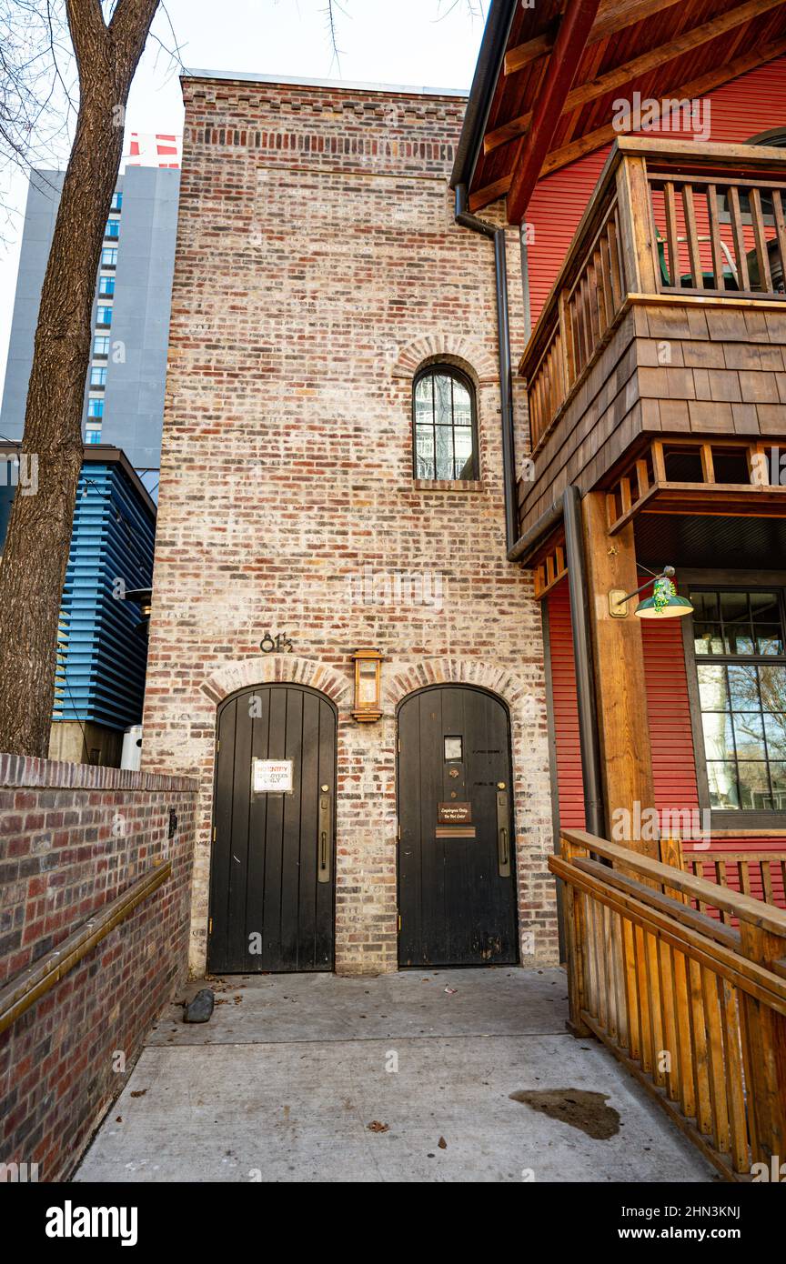 Austin, Texas, USA. 13 February, 2022. Rainey Street is a historic ...