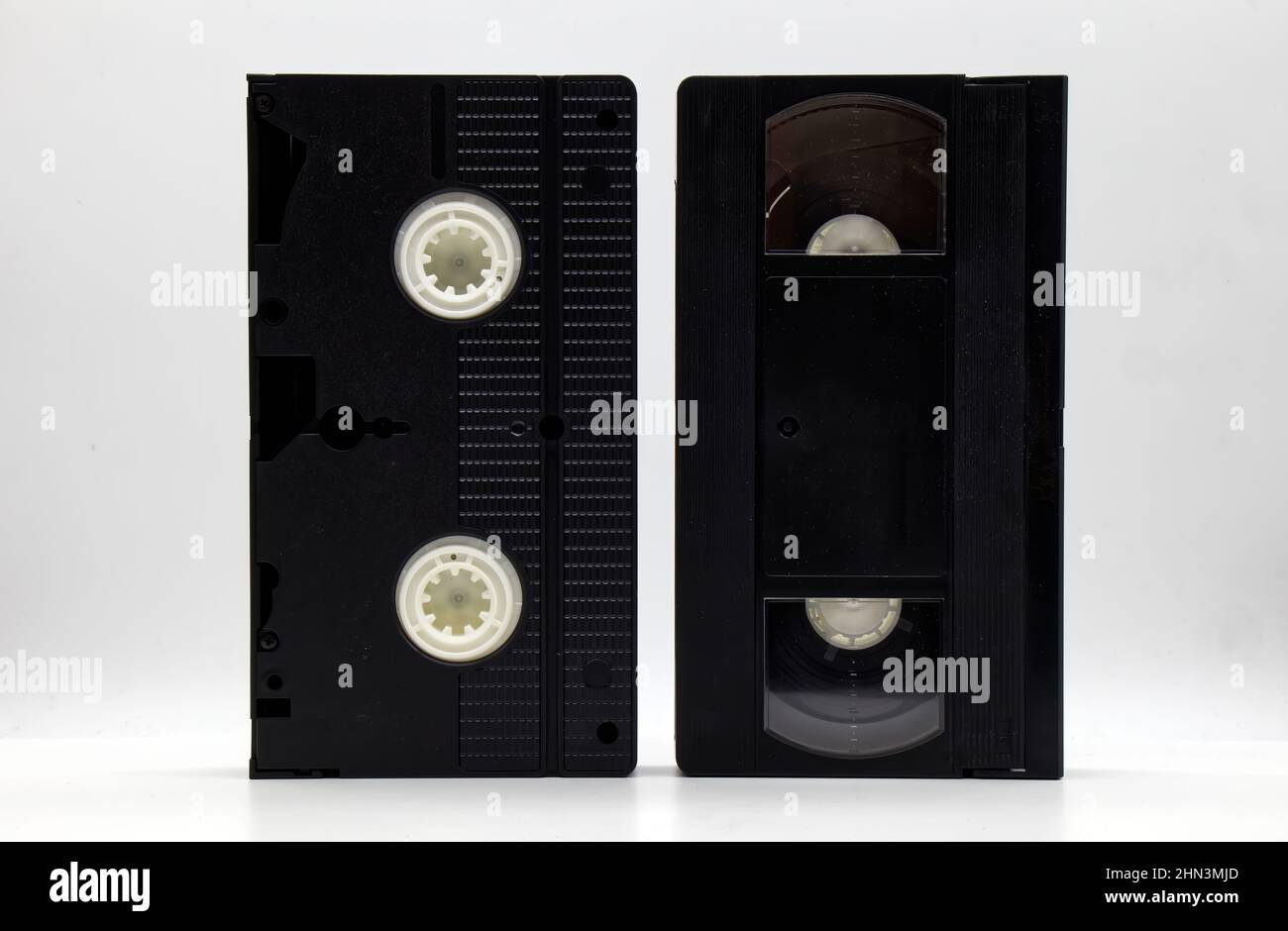 Vintage VHS video tape cassette on white background. Retro style ...