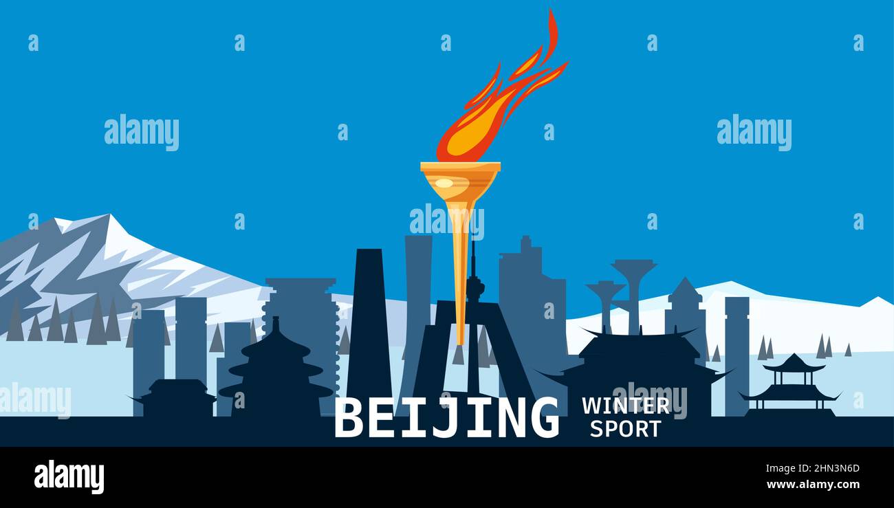 Winter Olympics 2022 Logo Vector