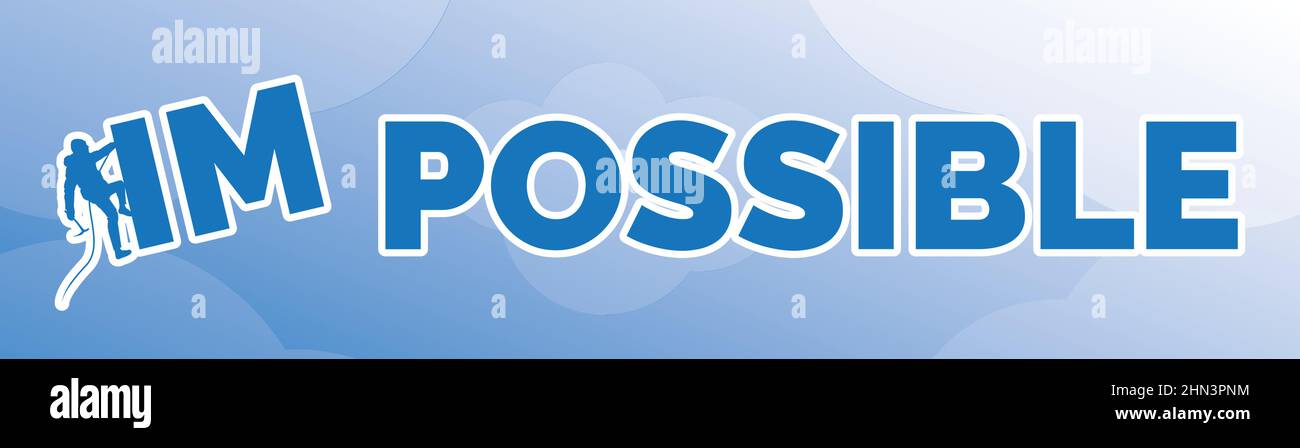 Possible impossible Stock Vector Images - Alamy