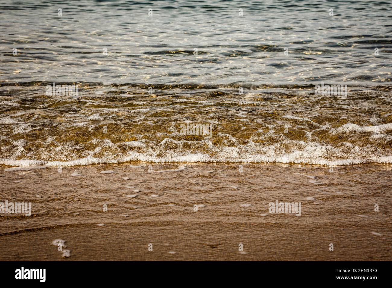 Waves approaching beach sand hi-res stock photography and images - Alamy