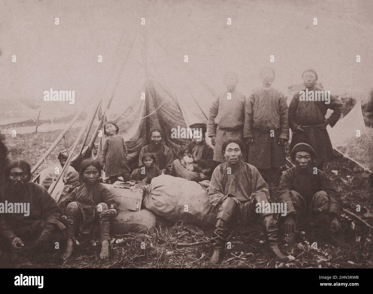 Ethnographic expedition to commander islands hi-res stock photography ...