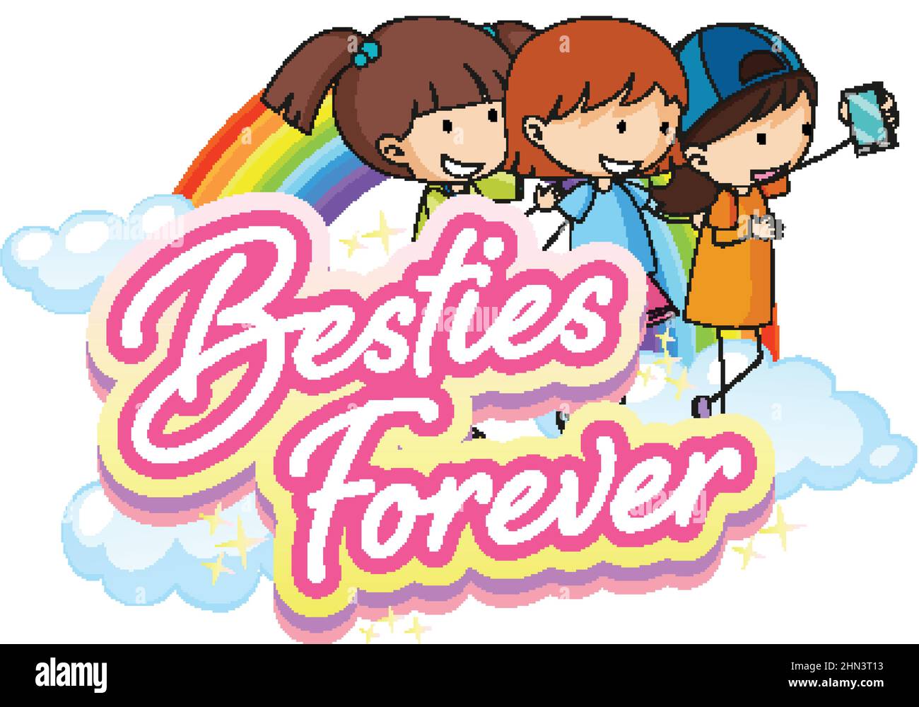 Cartoon Friends Forever