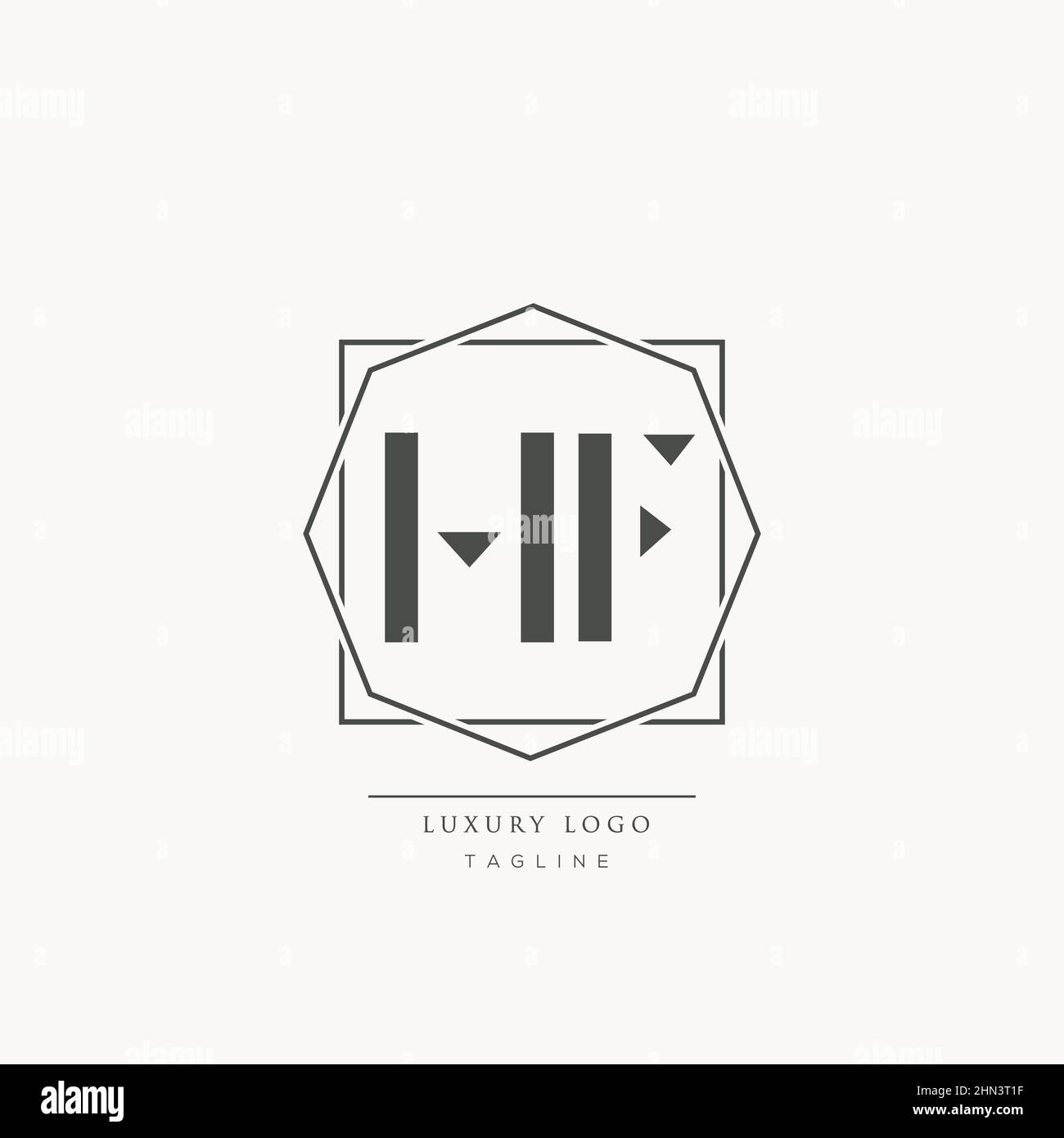 Luxury modern HF Letter Business Logo Design Alphabet Icon Vector ...