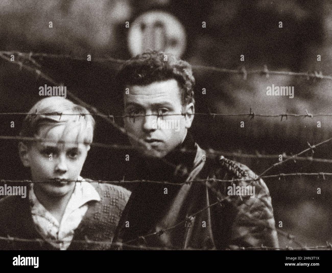 Berlin Crisis of 1961. Serie of archivel photos depicts the August 1961 ...
