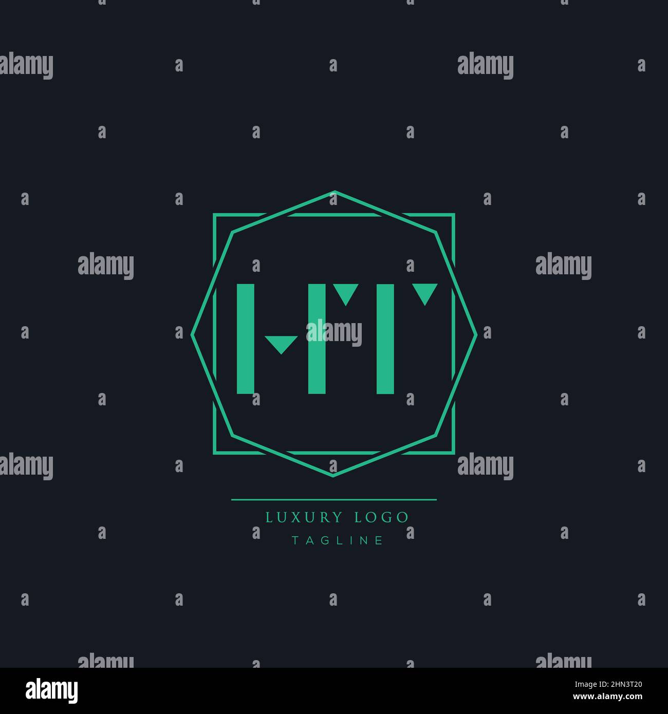 Luxury modern HA Letter Business Logo Design Alphabet Icon Vector ...