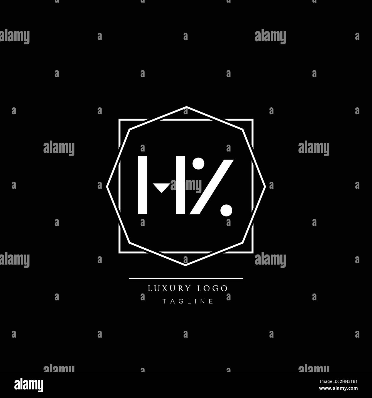 Luxury modern HA Letter Business Logo Design Alphabet Icon Vector ...