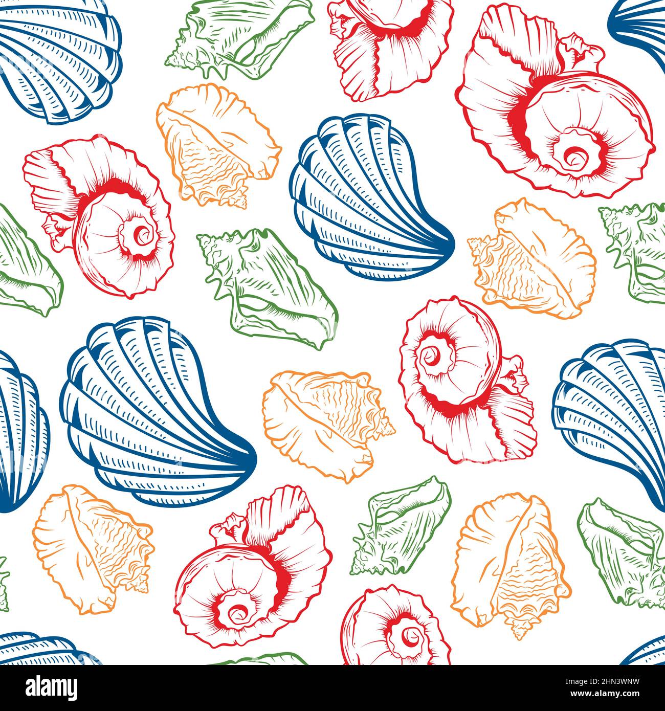 Sea Marine life creatures drawings. Sea urchin freehand outline ...