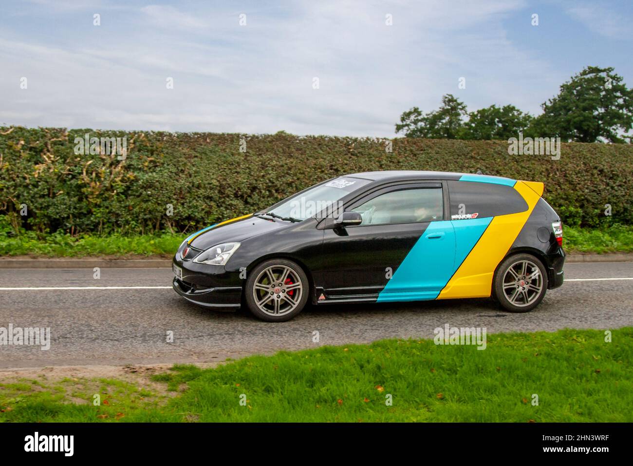 Honda Civic Type R hatchback en-route to Capesthorne Hall classic July ...