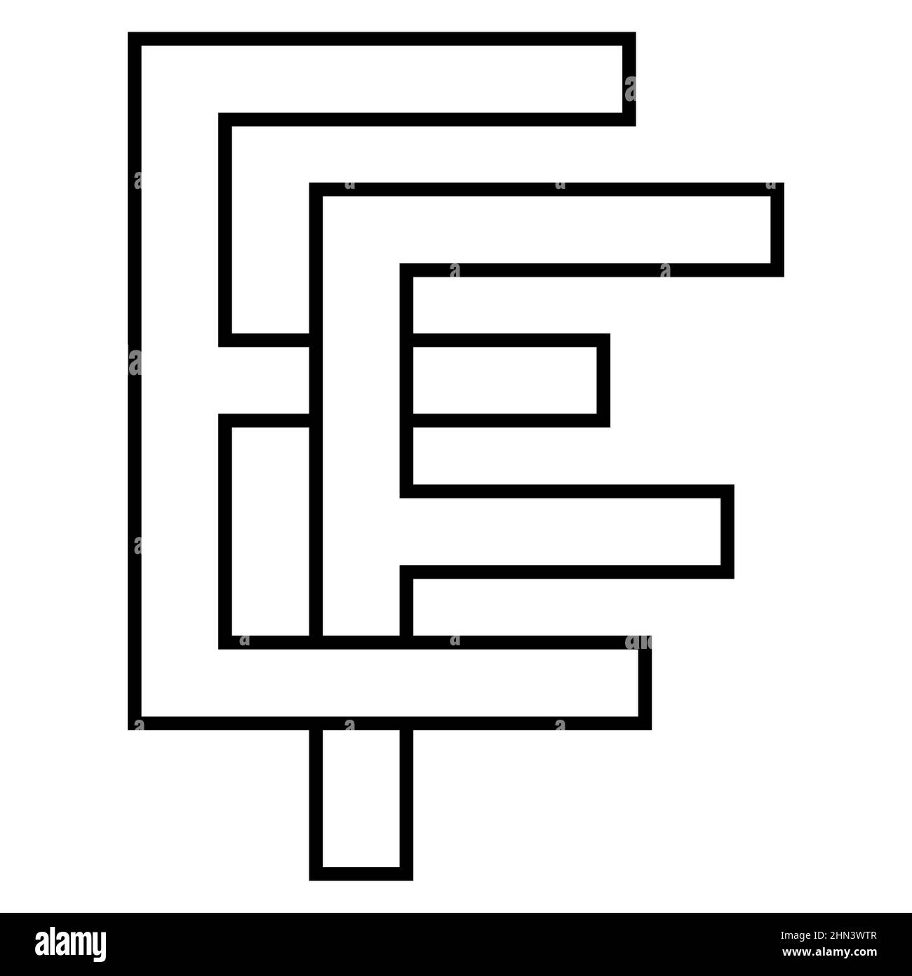 Logo ef hi-res stock photography and images - Alamy