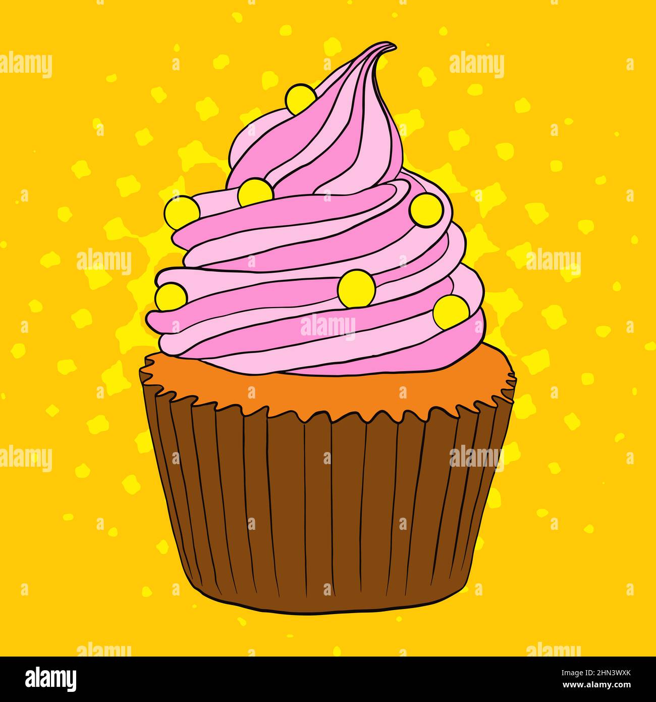 Custard vector vectors hi-res stock photography and images - Alamy