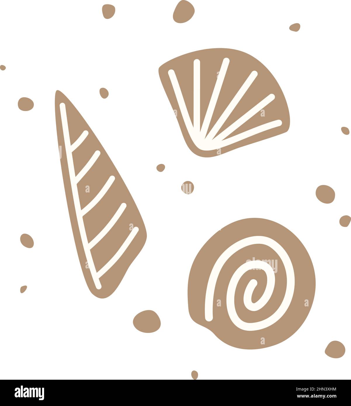 Cartoon seashells Stock Vector Images - Alamy