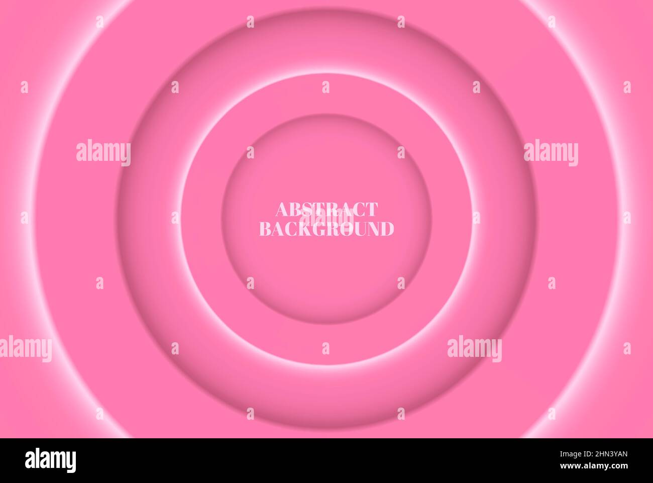 Abstract pink illustration in neomorphic style. Minimal wallpaper ...