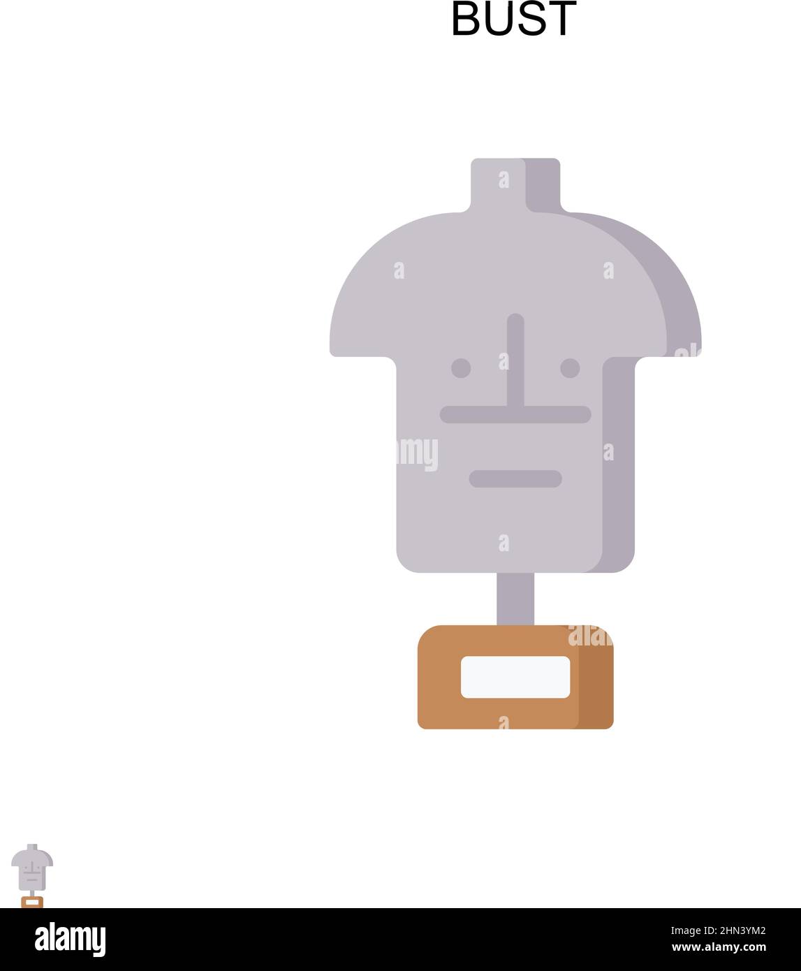 Male female head statue Stock Vector Images - Alamy