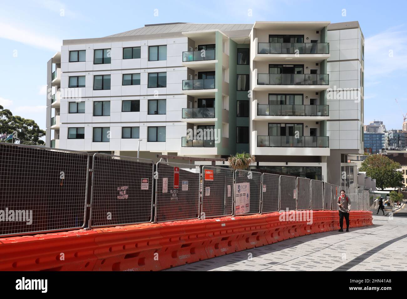 Newly built apartments in the area known as The Block in Redfern ...
