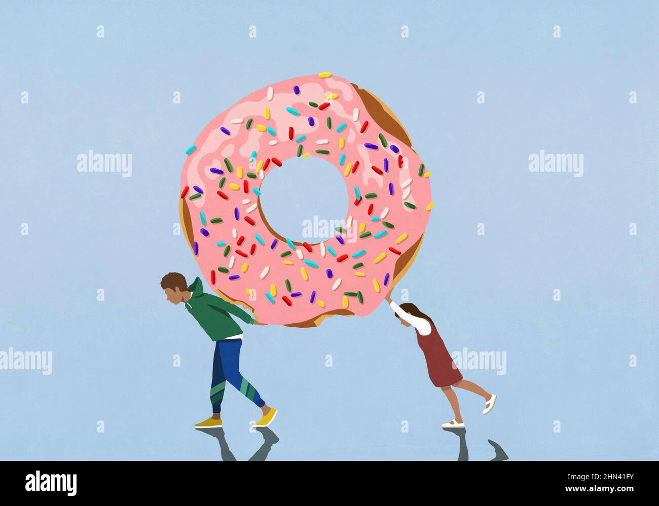 Donut challenge hi-res stock photography and images - Alamy
