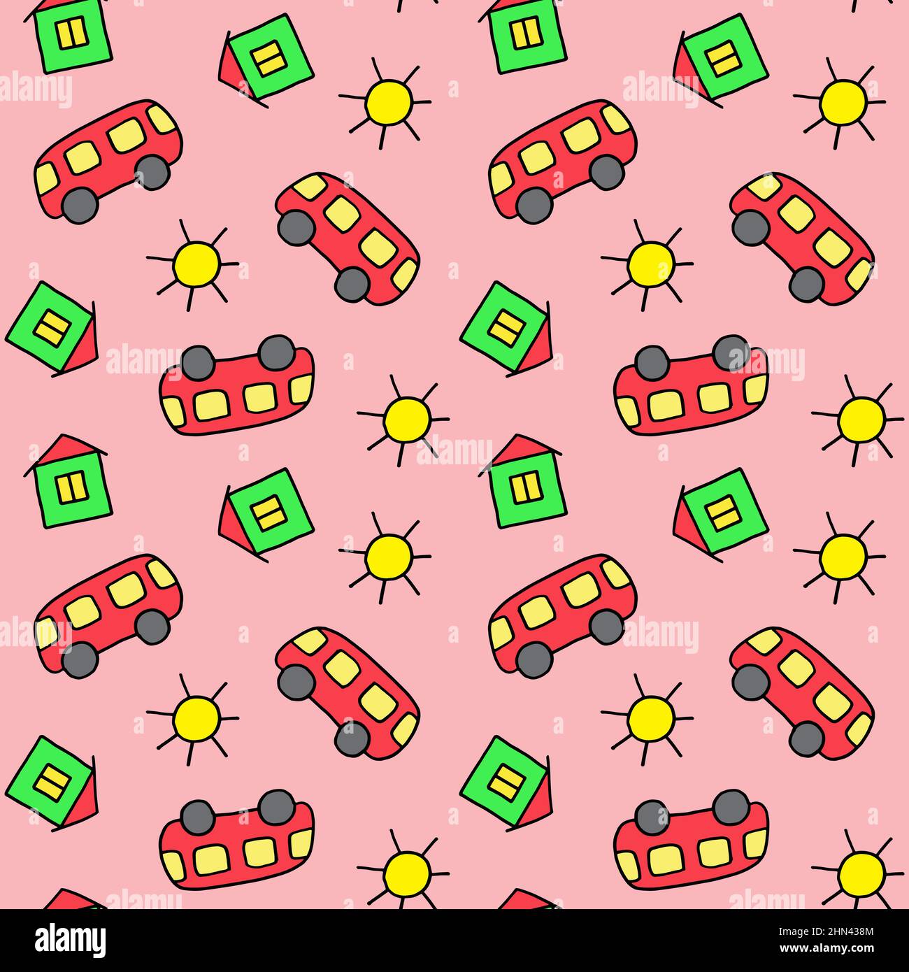 Car bus design pattern Stock Vector Images - Alamy