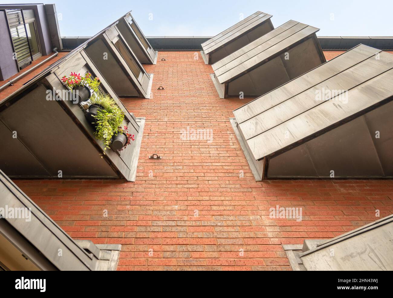 Edinburgh, Scotland, UK - Social housing development on Holyrood Road ...