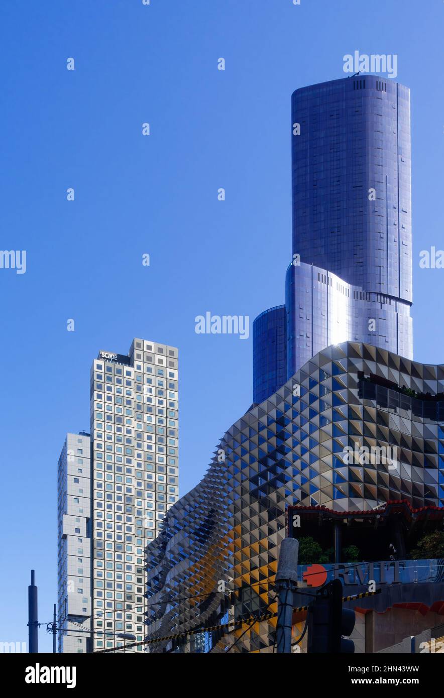Melbourne, Victoria, Australia - Scape student housing tower building ...