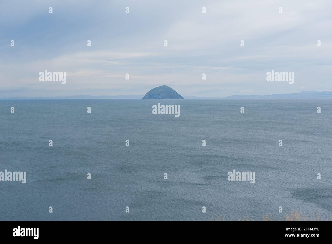 View on Ailsa Craig South Ayrshire, Scotland, UK Stock Photo - Alamy