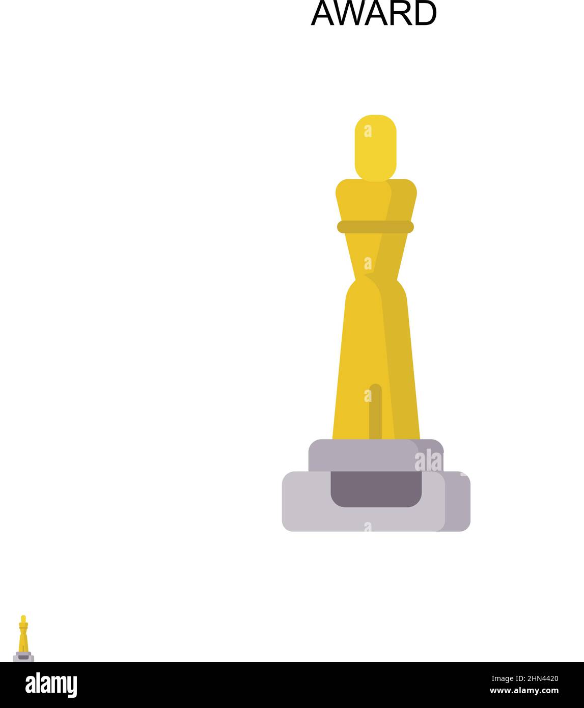 Award Simple vector icon. Illustration symbol design template for web ...