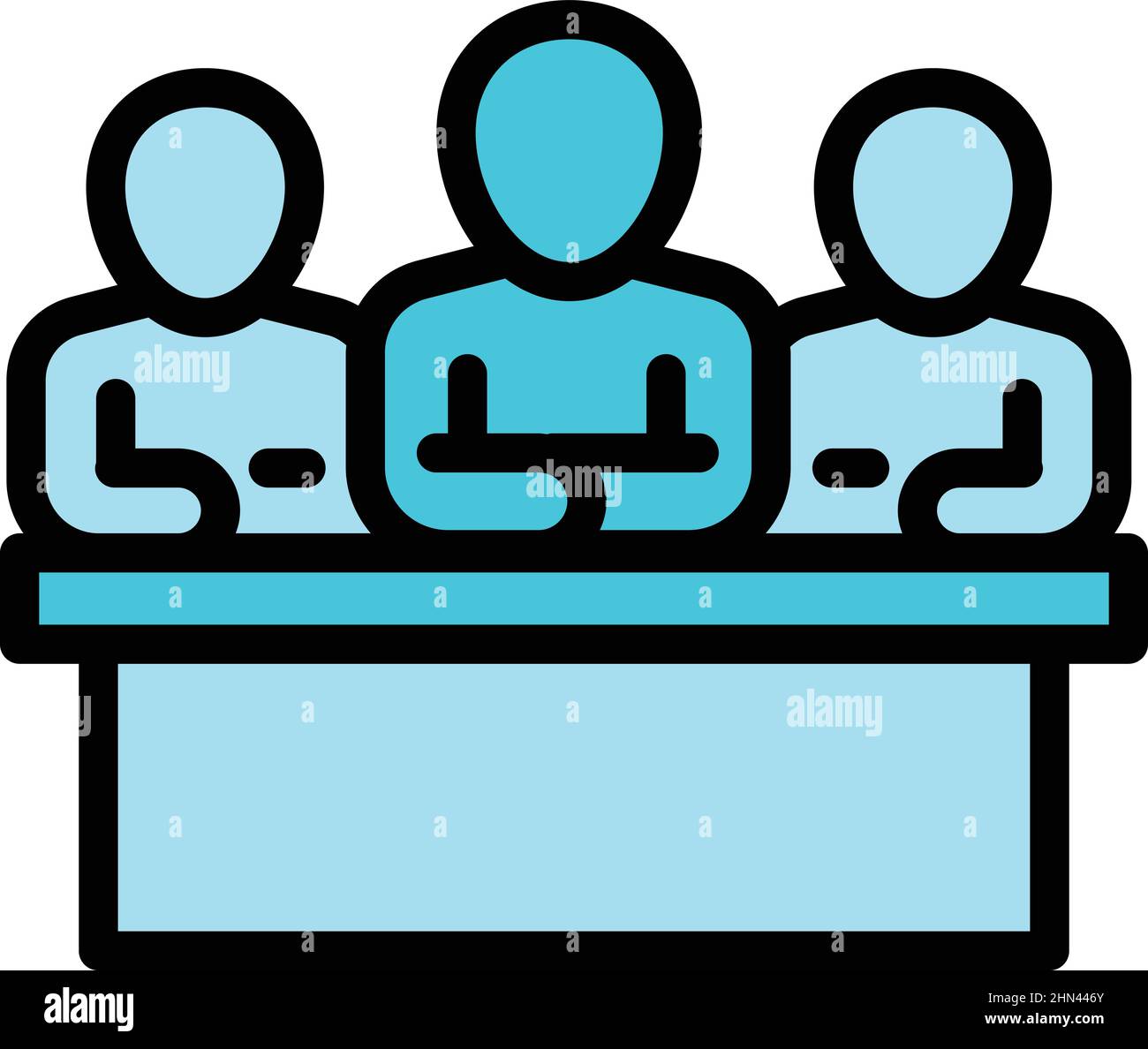 Social company icon outline vector. Business corporate. Economy ...