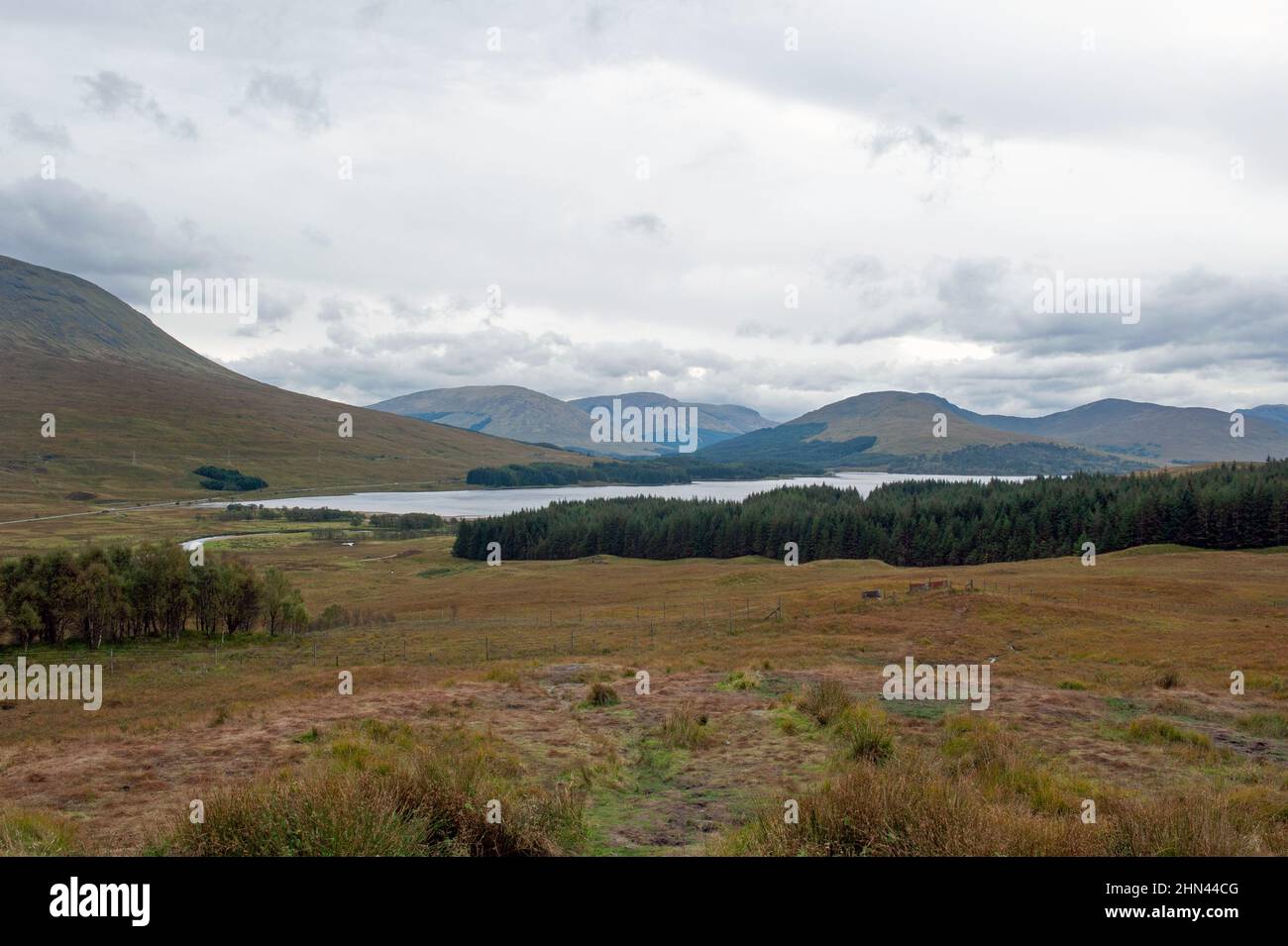 Loch Tulla Viewpoint, Scottish Highlands, Black mount, Scotland , UK ...