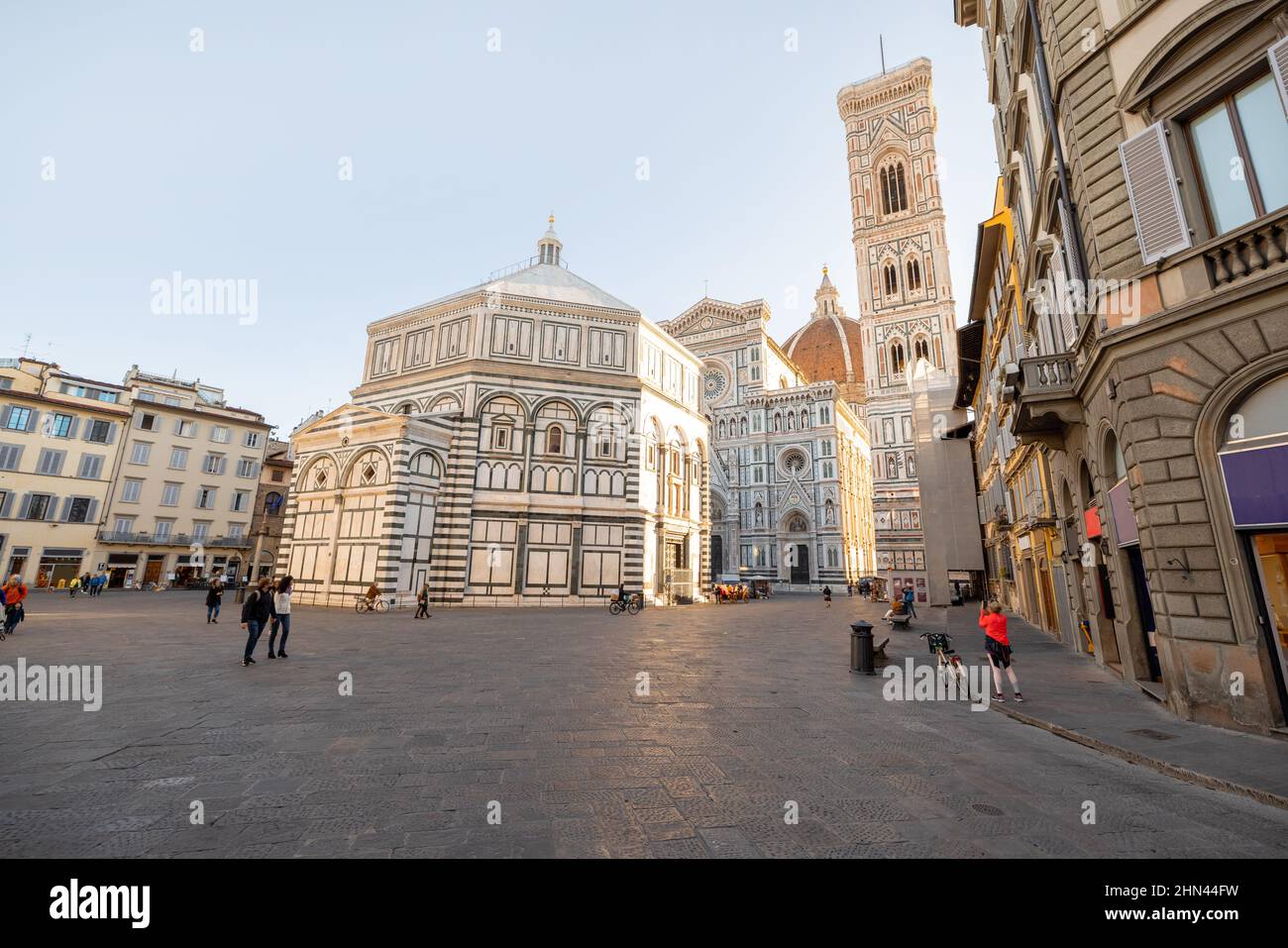Cityscape view cathedral florence italy duomo vintage hi-res stock ...