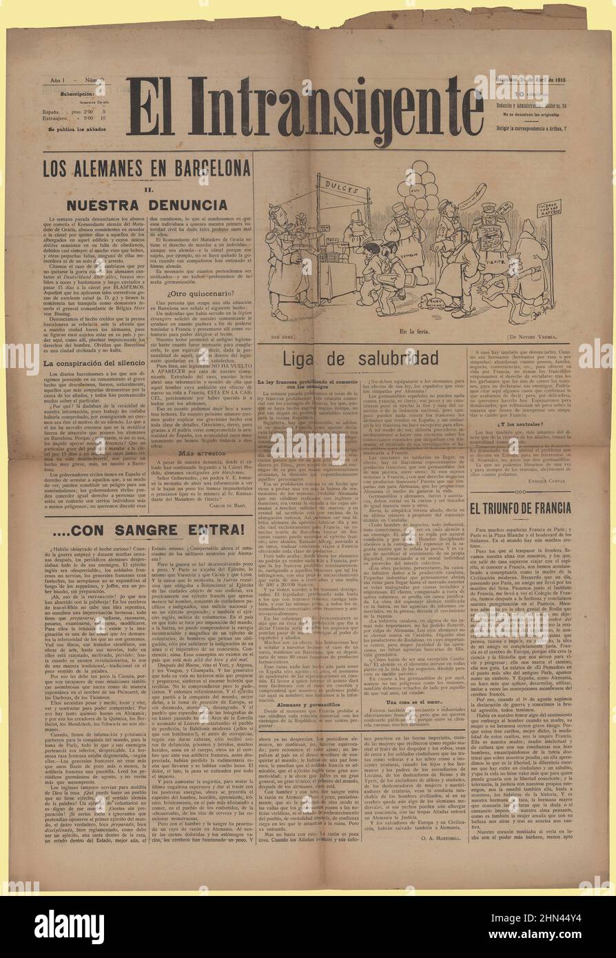 Periódico intransigente hi-res stock photography and images - Alamy