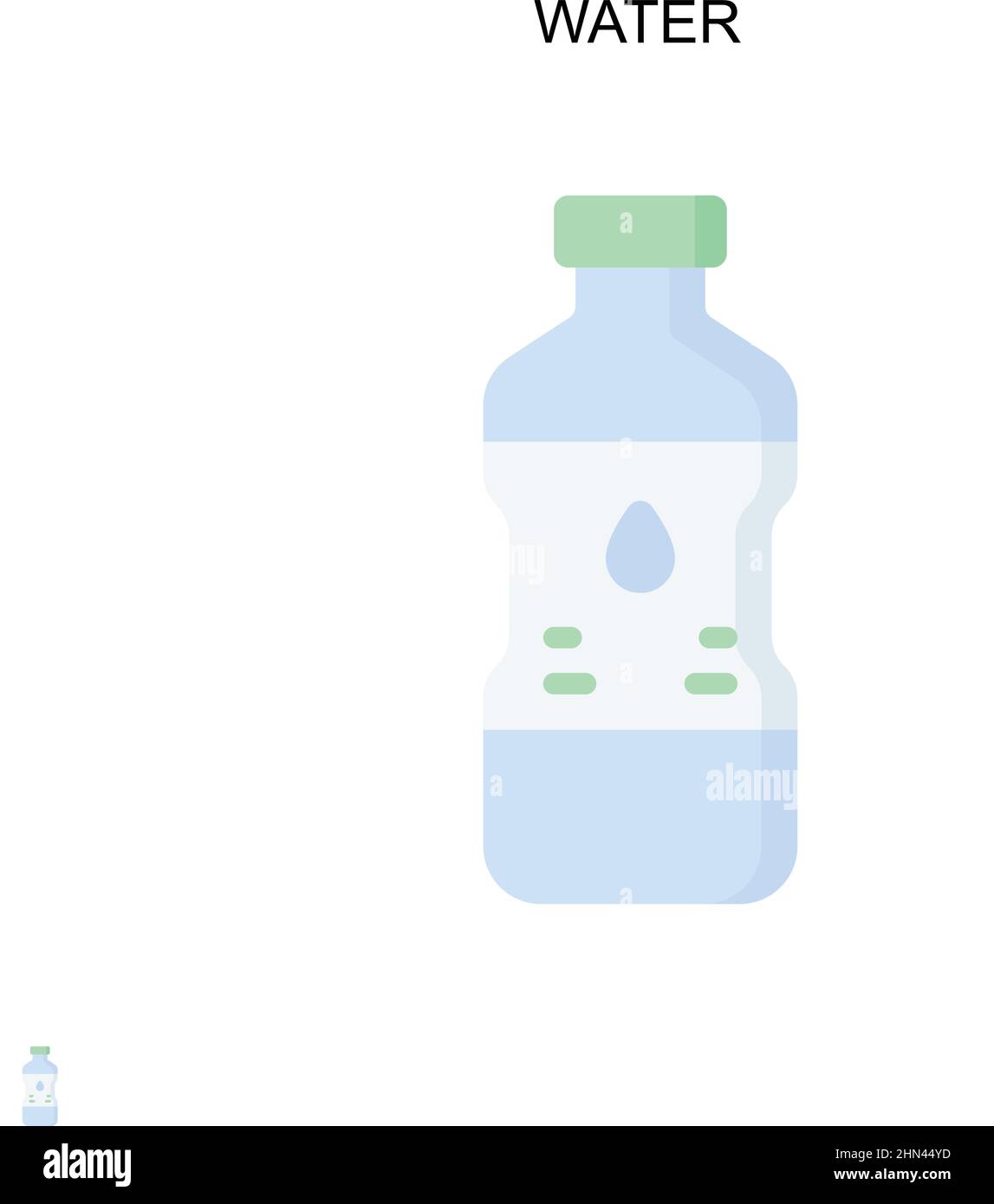 Water Simple vector icon. Illustration symbol design template for web ...