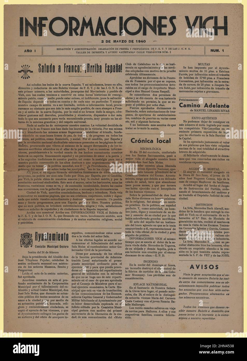 1940 portada hi-res stock photography and images - Alamy