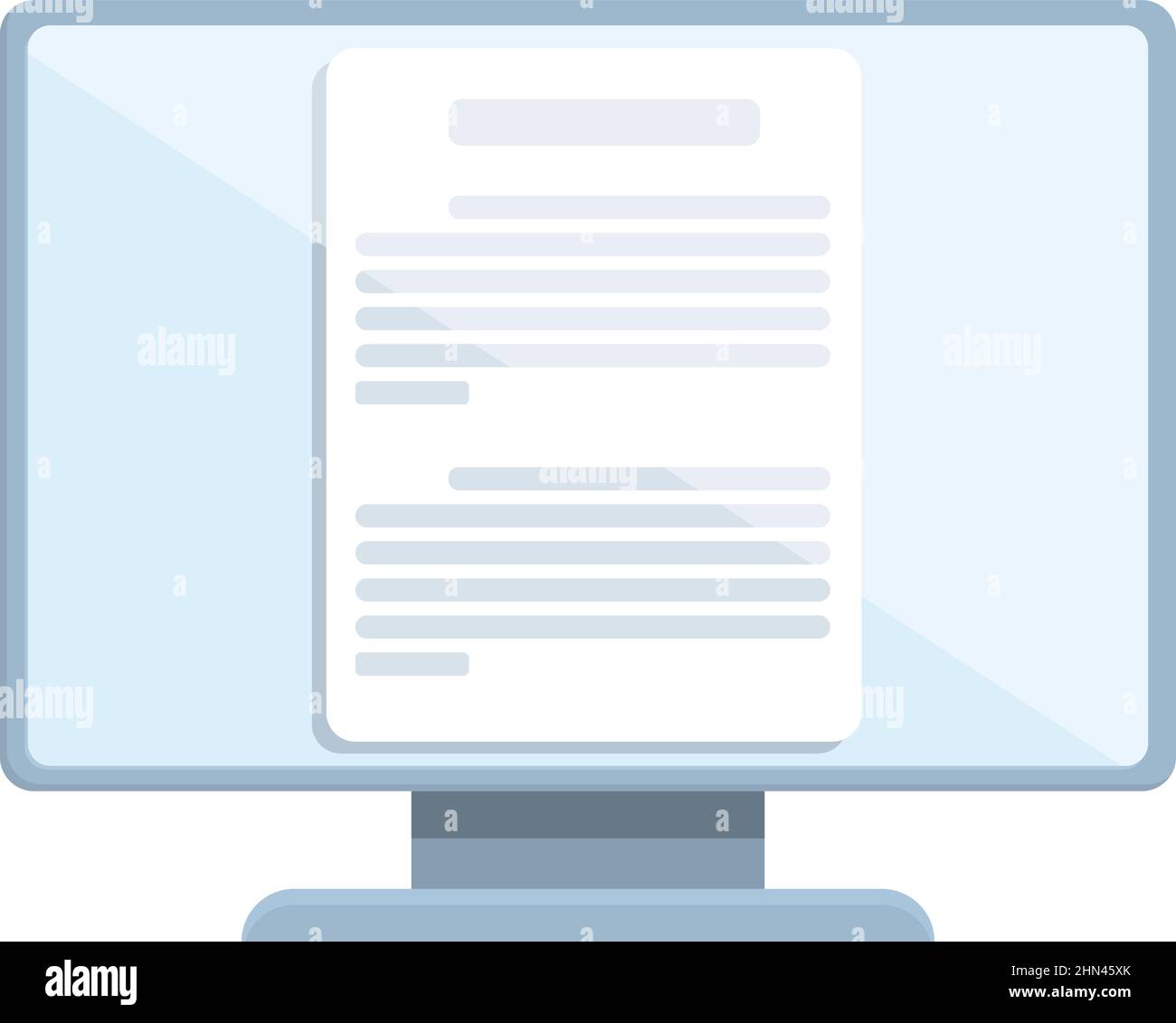 Computer online reading icon cartoon vector. Digital book. School ...