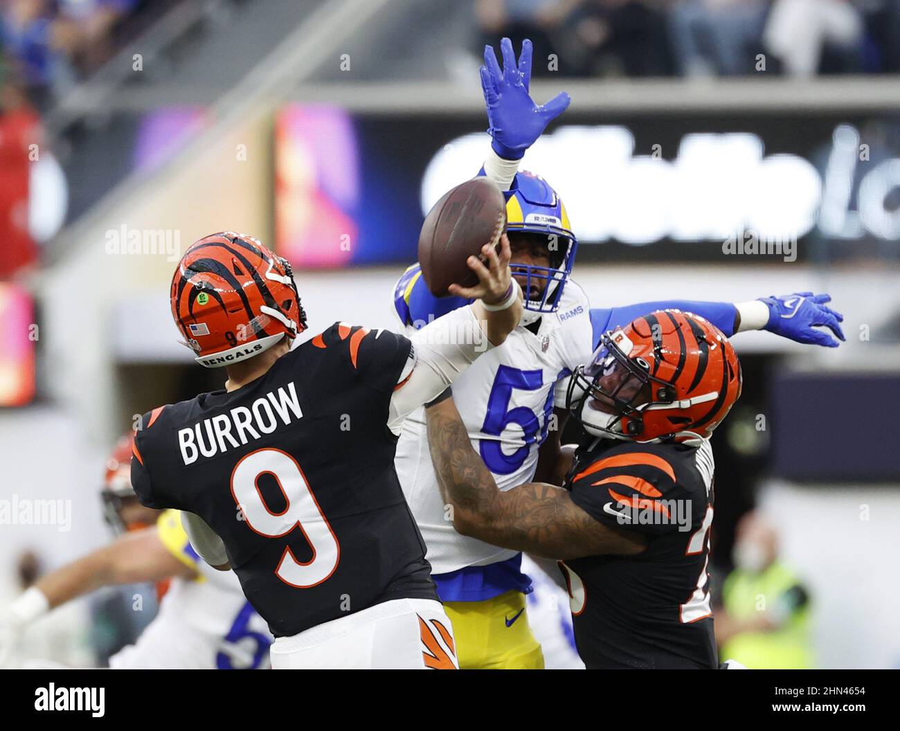 Joe burrow super bowl hi-res stock photography and images - Alamy