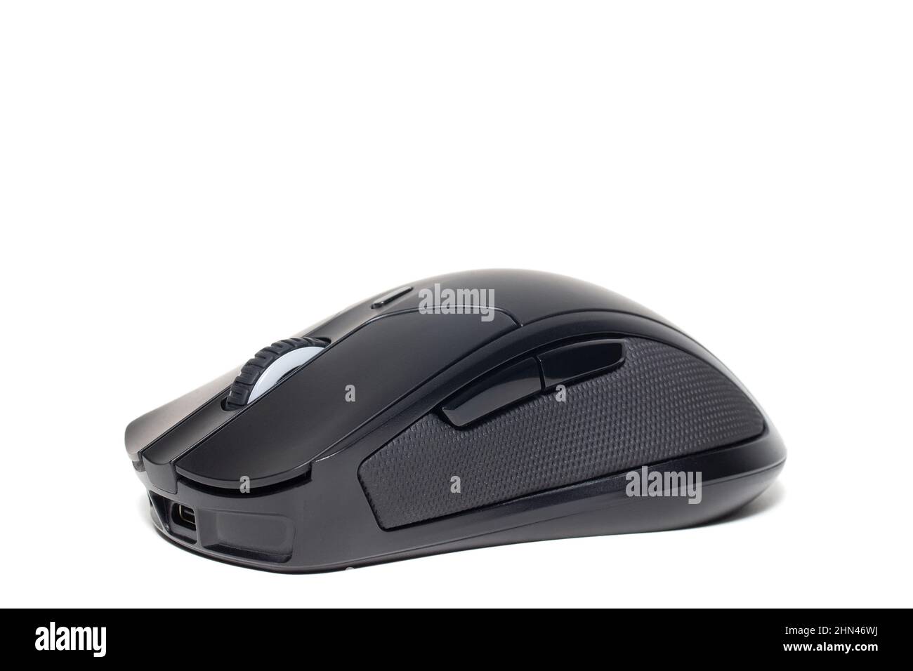 Wireless computer mouse isolated on white background with clipping path ...