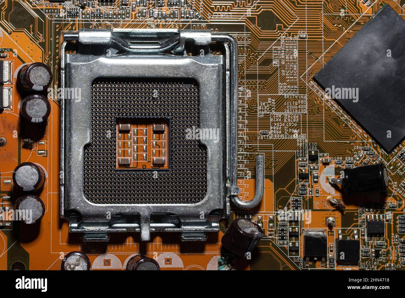 Circuit board. Electronic computer hardware technology. Motherboard digital chip. Tech science ...