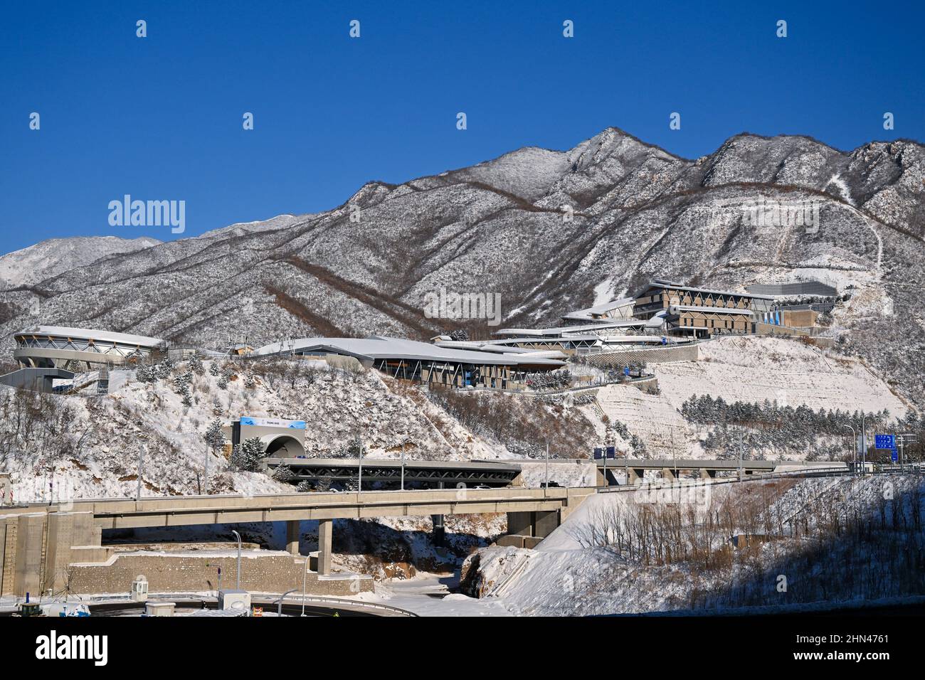 Beijing, China. 14th Feb, 2022. Photo taken on Feb. 14, 2022 shows the ...
