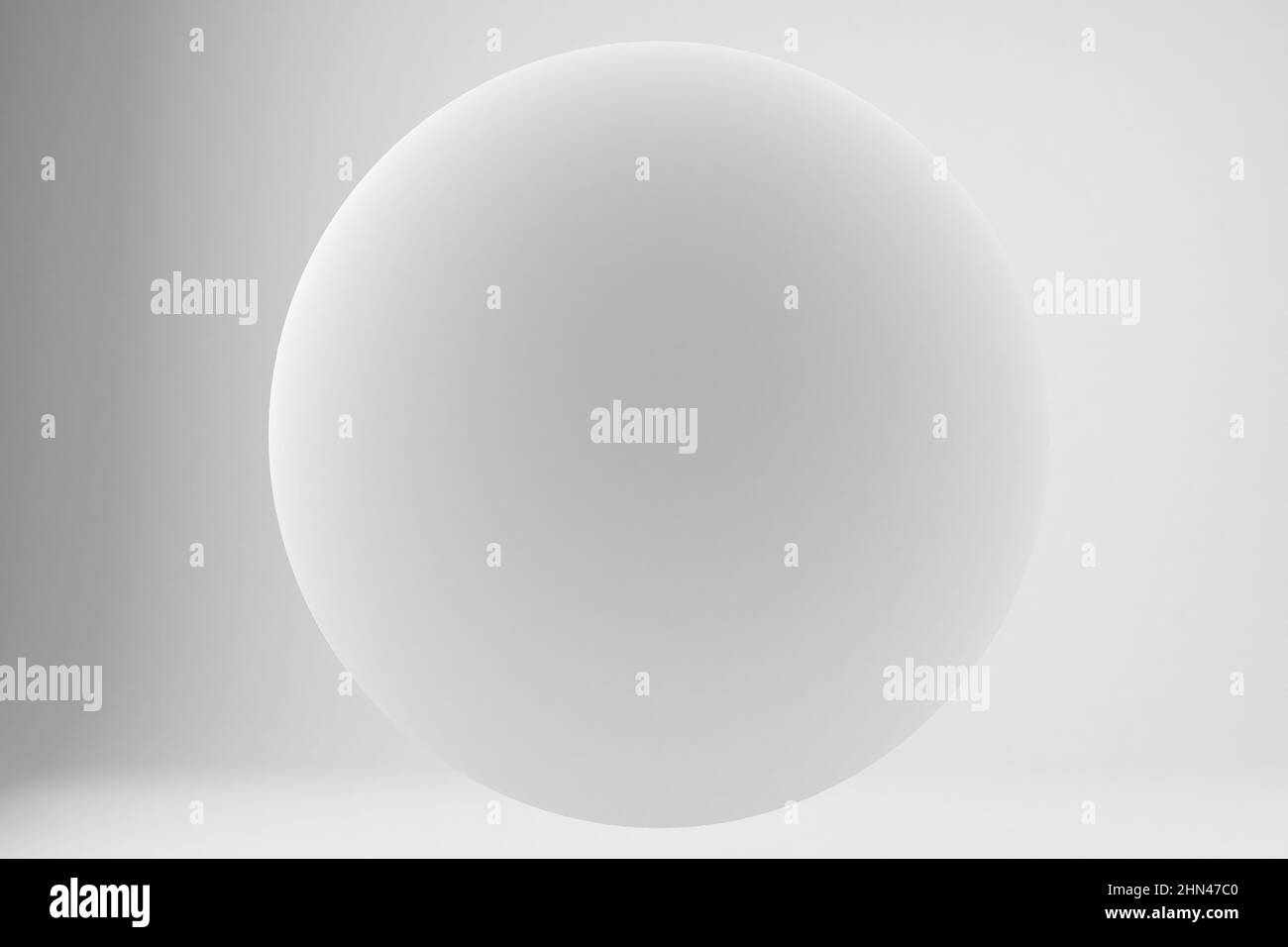Big white Sphere or Button isolated on white background Stock Photo - Alamy