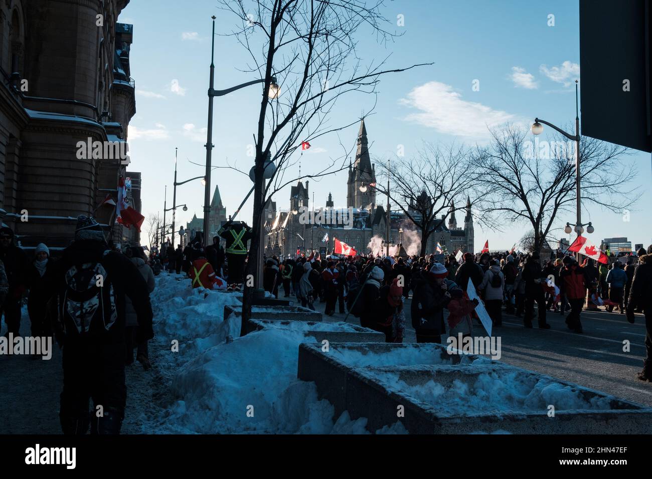Ottawa Freedom Convoy 2022 Stock Photo - Alamy