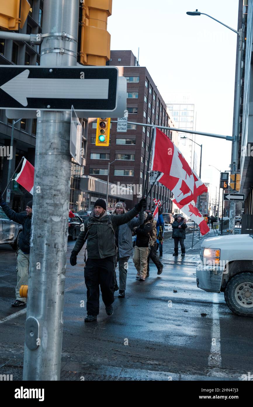 Ottawa Freedom Convoy 2022 Stock Photo - Alamy
